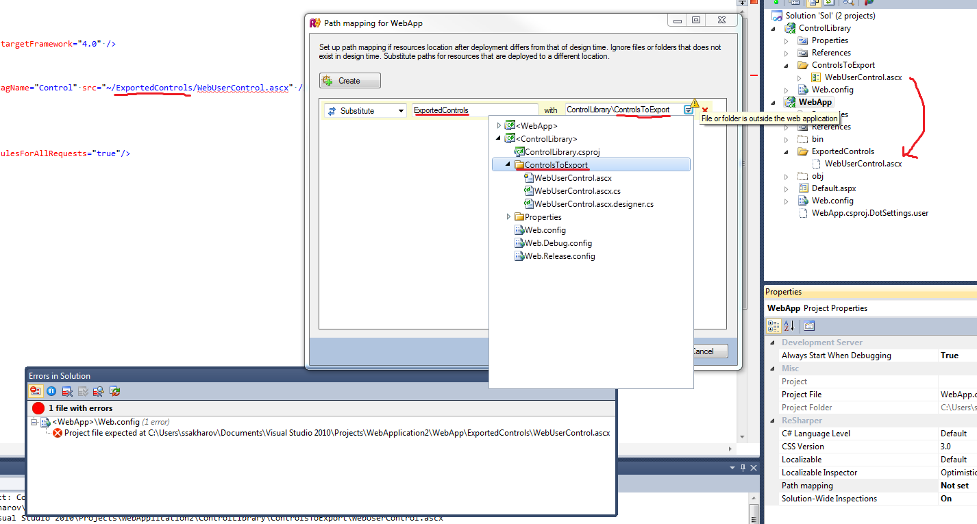 Project path mapping feature limitations – ReSharper Support | JetBrains